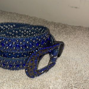 Other | All Blue Designer Belt | Poshmark